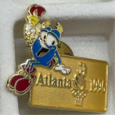 Olympic Memorabilia GEORGIA Atlanta '96 Centennial Mascot Vintage Tack ...