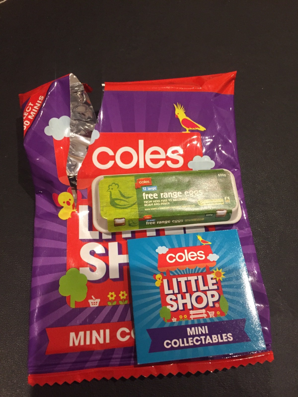 Coles Little Shop Free Range Eggs Mini collectables | eBay