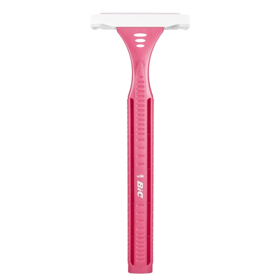 Womens Disposable Razor Bic 3 Pure Lady PINK Shave Sensitive Skin Face ...