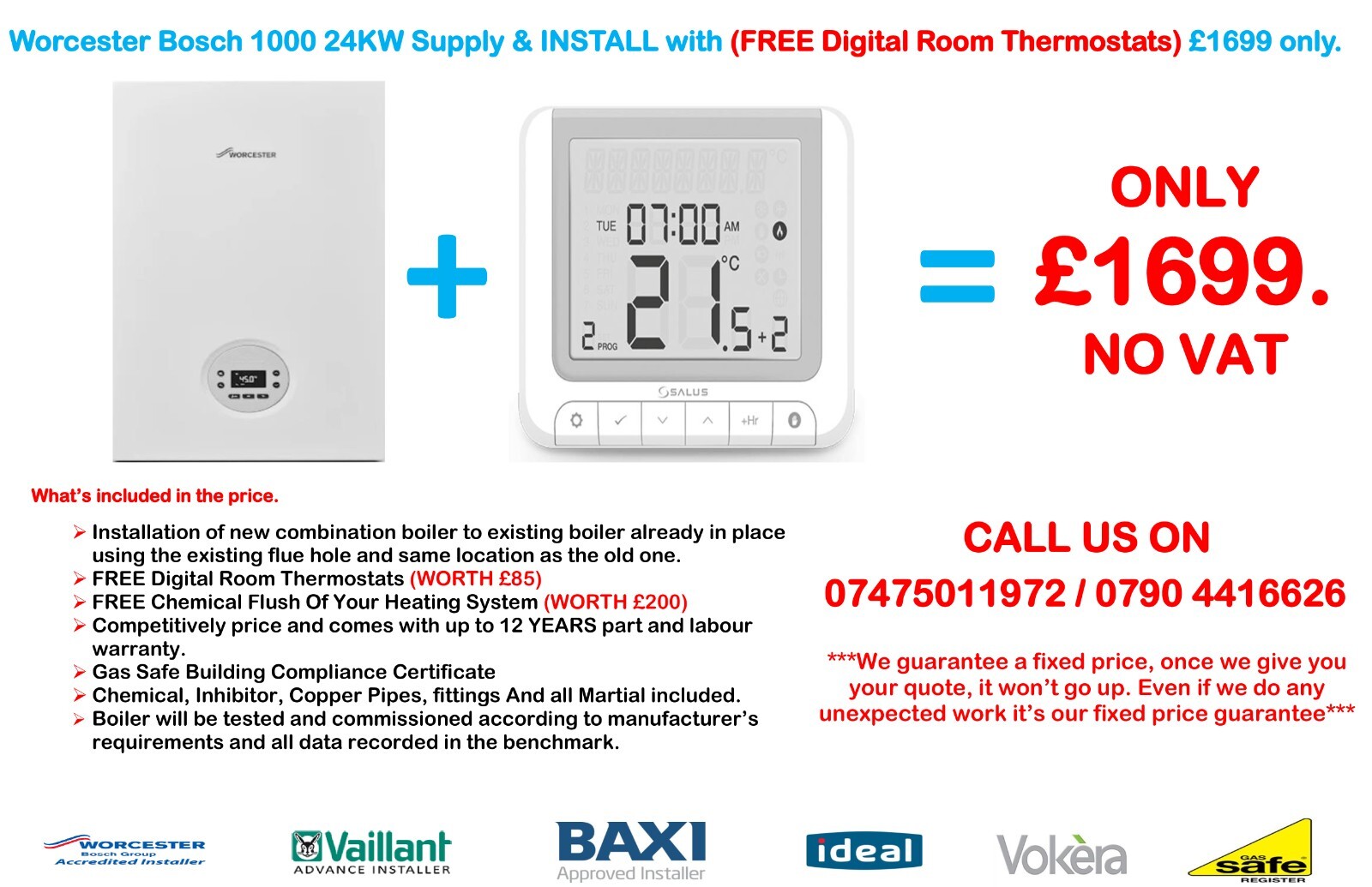 Vaillant EcoFIT Pure 825 With Boiler Protection Kit & 10 Year Warranty ...