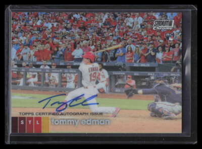 2020 Stadium Club Chrome Autographs UATE Tommy Edman Rookie Auto | eBay