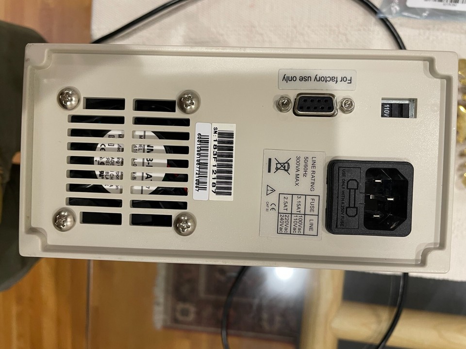 Used BK Precision 9110 Program Mlti Range Digi Pwr Sply, 60V/5A, 100W ...