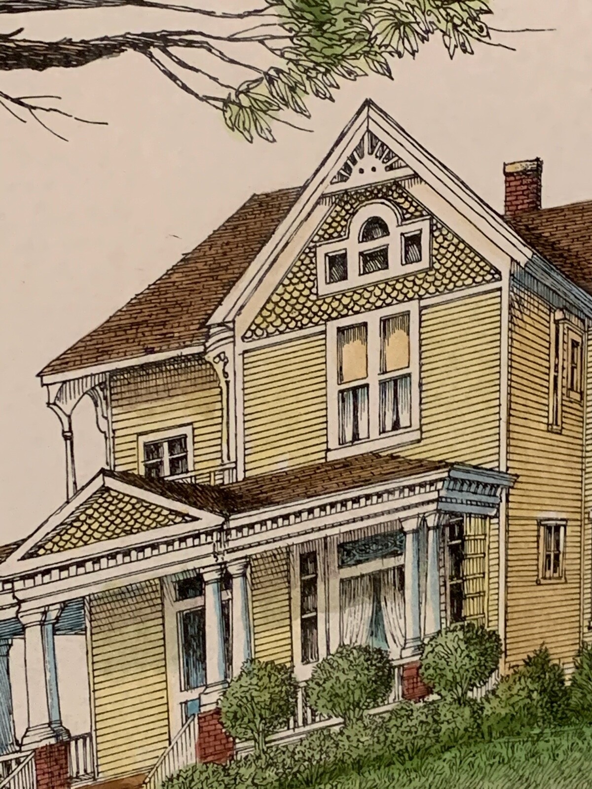 Jack Appleton Original Matted Framed Watercolor SUMMER, signed ...