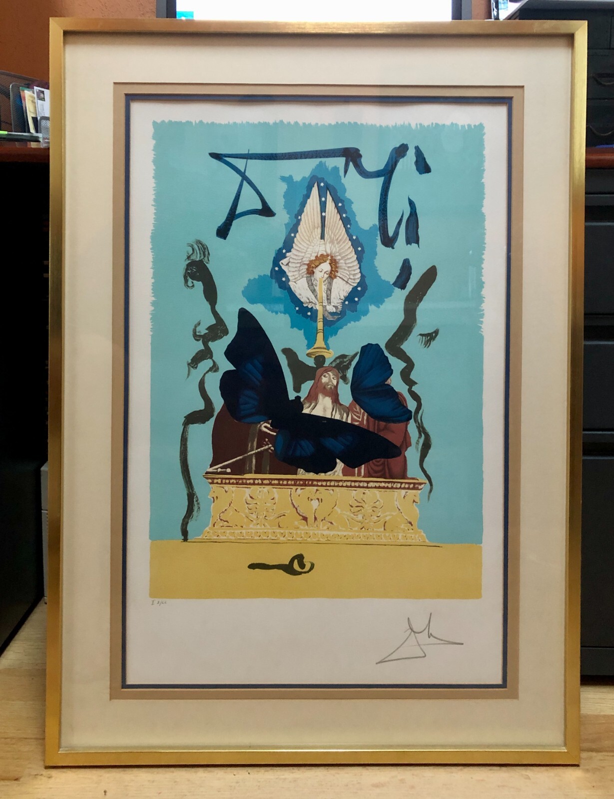 Salvador Dali The Resurrection Lithograph Numbered & Signed with COA ...
