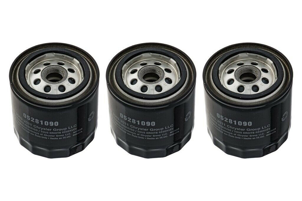 1991-2008 Chrysler Dodge Jeep Oil Filter 3 Pack OEM MOPAR GENUINE ...