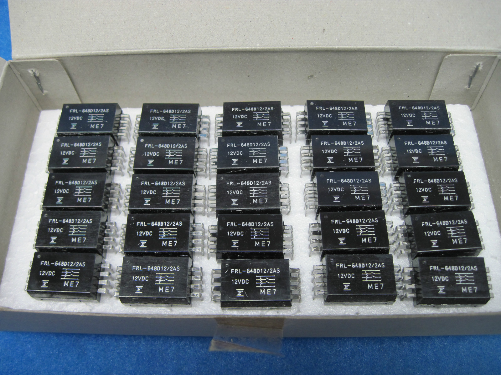 (LOT OF 25) NEW FUJITSU Reed Relays (FRL-648D12/2AS): DPST, 12V Coil, 2 ...