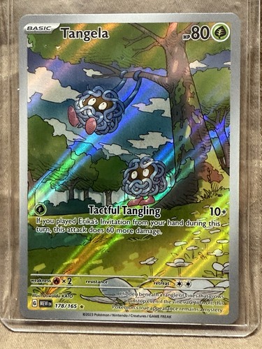 Pokémon TCG Tangela Scarlet & Violet-151 178/165 Holo Illustration Rare ...