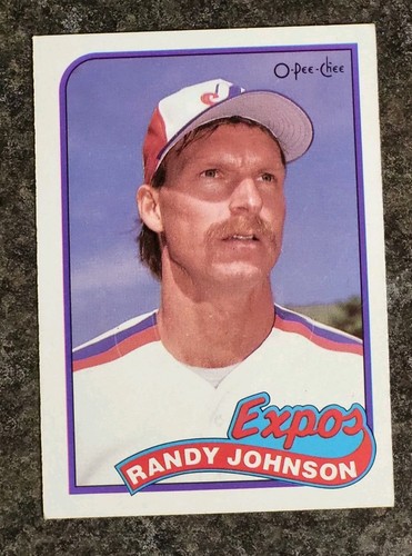 1989 OPC O-Pee-Chee #186 Randy Johnson Montreal Expos Rookie Card RC | eBay