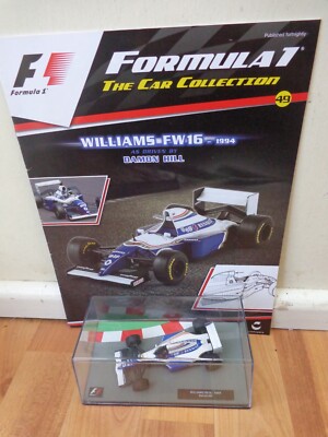 1/43 F1 Formule 1 Voiture Collection - 1994 Williams FW16 Damon Colline ...