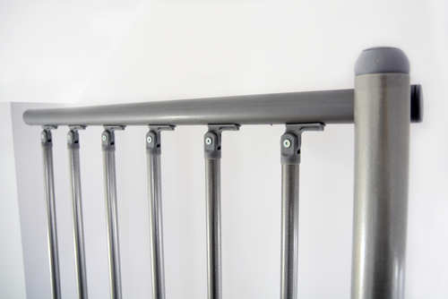 Indoor Spiral Staircase Kit Solid Beech Wood Step PVC Handrail to 3.09m ...