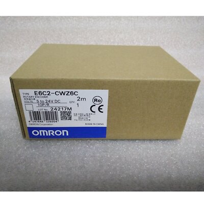 OMRON New in Box Rotary Encoder E6C2-CWZ6C E6C2CWZ6C 10P/R FAST SHIP | eBay