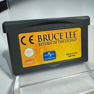 BRUCE LEE RETURN OF THE LEGEND [GENUINE] Nintendo Game Boy Advance ...