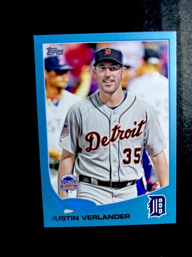 2013 Topps Update Baseball Wal-Mart Blue Border #US134 Justin Verlander ...