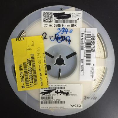 RC0805FR-0759K- YAGEO-3940 PCS LOT, Resistors SMD 59K OHM 1% 1/8W 0805 ...