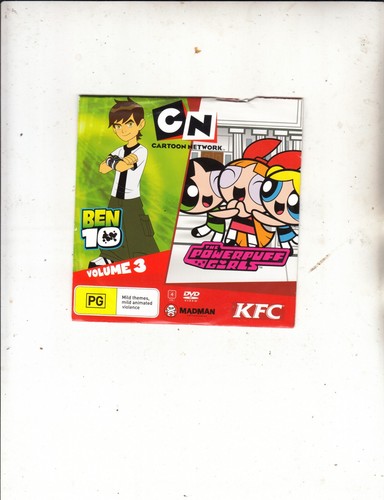 Rare-Ben 10 & The Powerpuff Girls-Cartoon Network-V 3-2008-[KFC Promo ...