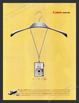 Canon PowerShot S200 Digial ELPH Camera 2000s Print Advertisement Ad ...