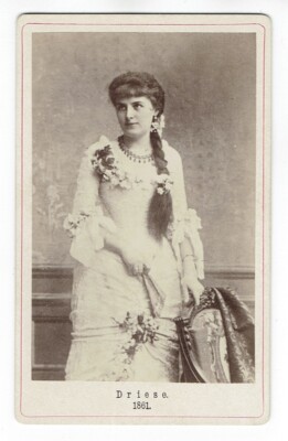 CDV Photo Woman Driese Theater Actress (9005) | eBay