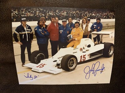 Johnny Parsons Jr Signed Indianapolis 500 Indy Car 8 X 10 Photo ...