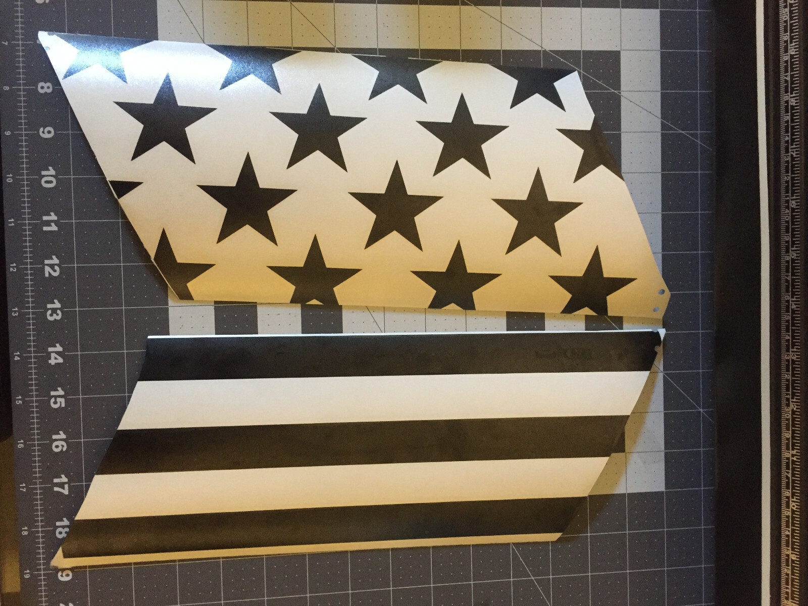 Ford Crown Victoria Rear Fascia Trunk Vinyl Decal Sticker Stars and ...