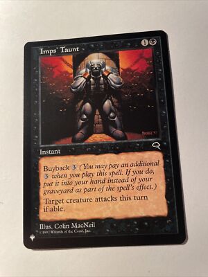 Magic the Gathering MTG Imps' Taunt (138) Tempest NM | eBay