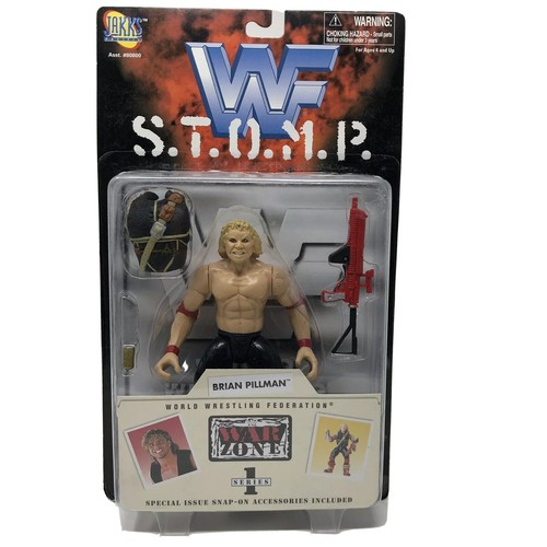 Brian Pillman WWF 1997 STOMP S.T.O.M.P. Jakks WRESTLING Figure Series 1 ...