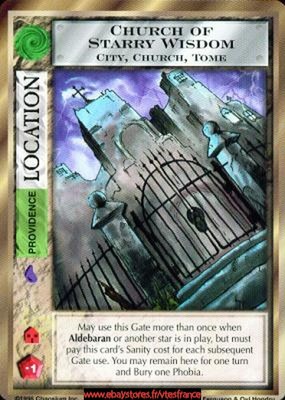 Church of Starry Wisdom [Location] Limited ENG Mythos CCG | eBay