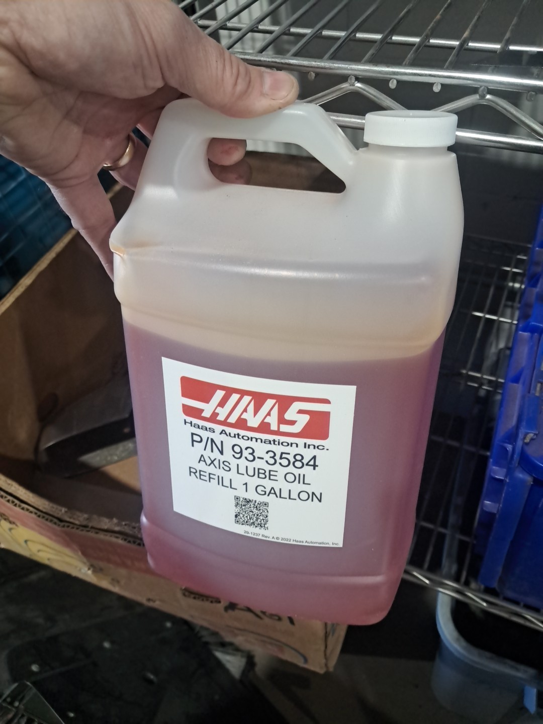NEW HAAS 1 Gallon Axis Lube Lubrication Oil 93-3584 | eBay