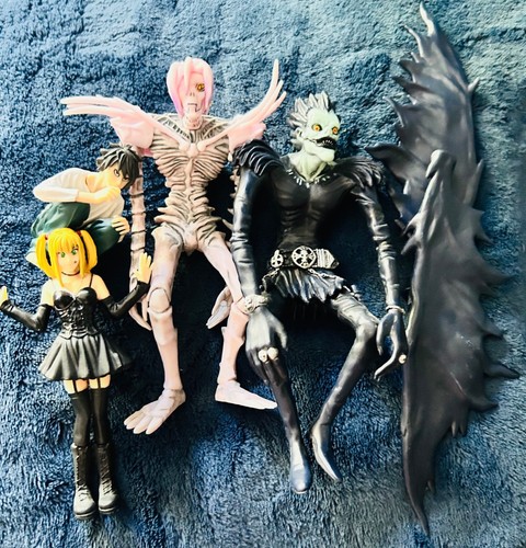 Death Note Lot of 4 - Action Figures- Anime - Ryuk, Misa ,Rem | eBay