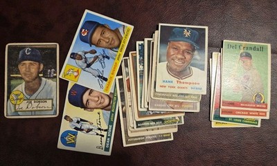 1952 -1958 Topps Vintage Baseball Card Lot-22 Cards, No Duplicates, Low ...
