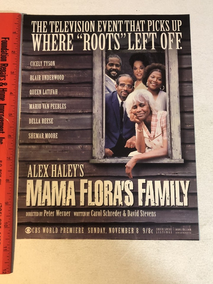 Mama Flora’s Family Movie Vintage Print Ad Magazine Pinup Della Reese ...