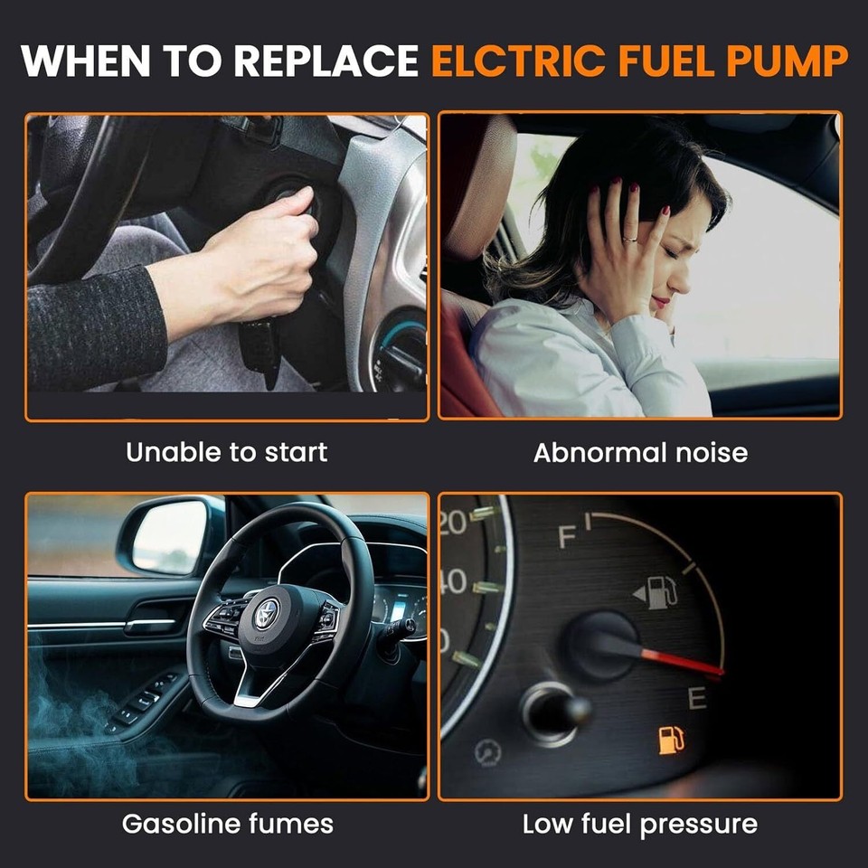 97 GPH Electric Fuel Pump 7 PSI w/3/8" NPT Pressure Regulator Replaces ...