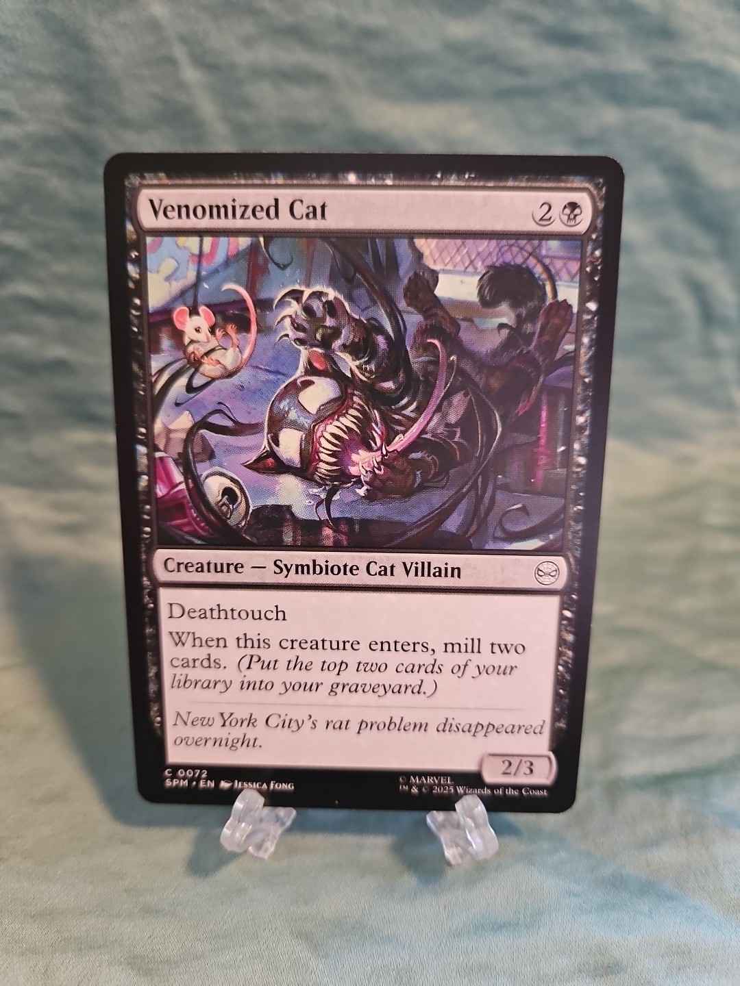 Venomized Cat Marvel's Spider-Man Regular, MTG Magic The Gathering, NM | eBay
