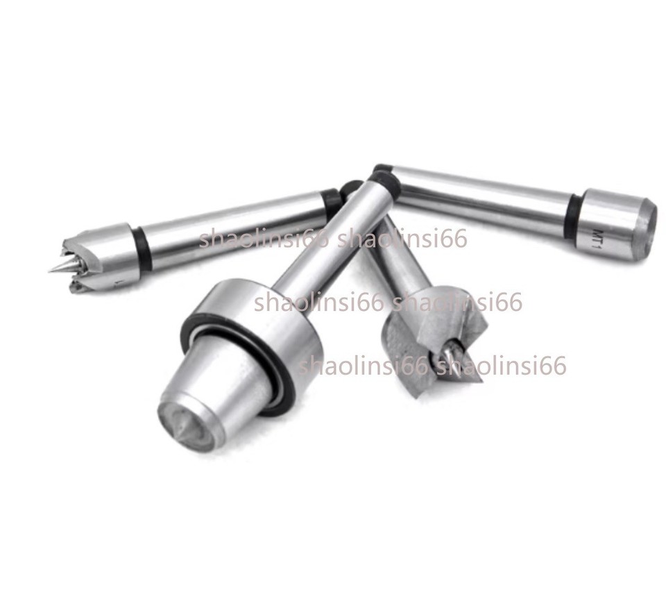 4Pcs MT1/MT2 Wood Lathe Turning Spur Live Center Set Taper Tool ...