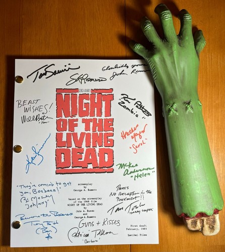 Night of the Living Dead 1990 Script Signed - Autograph Reprints ...