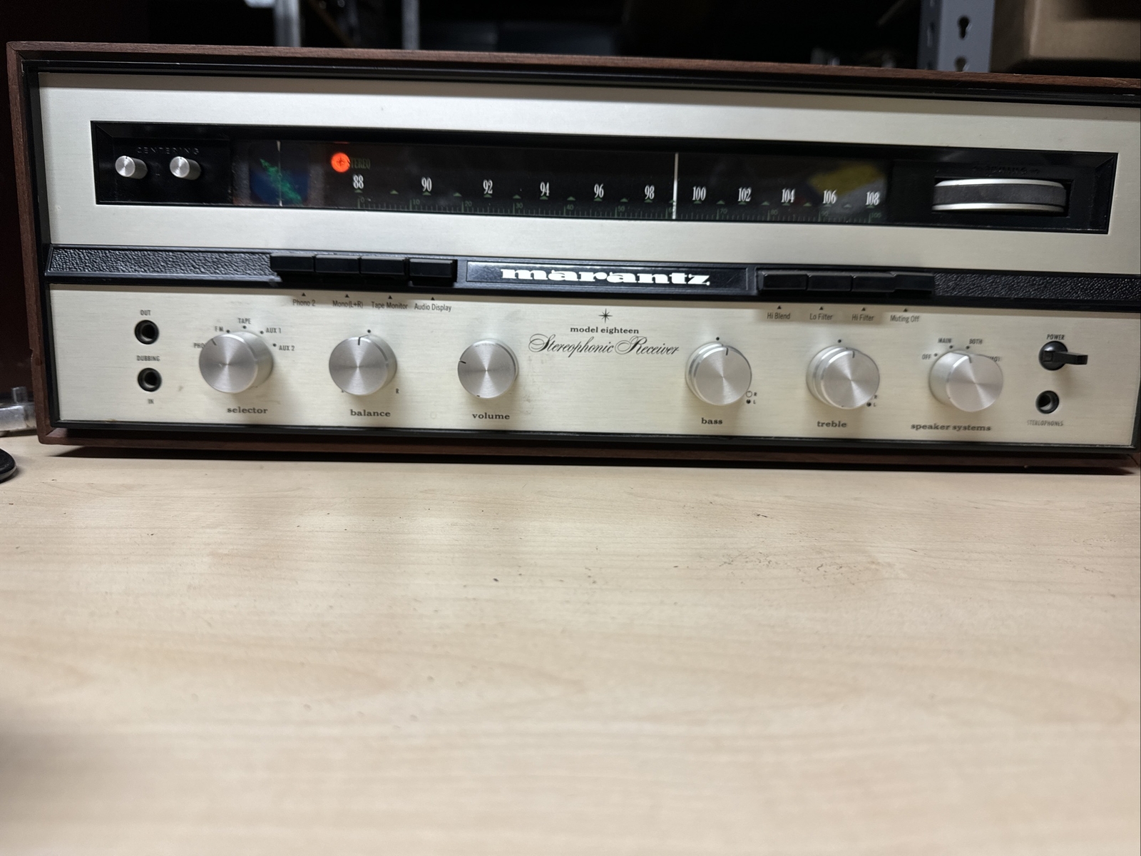 Full Functional Marantz Model 18 Stereo Receiver With Original Case | eBay