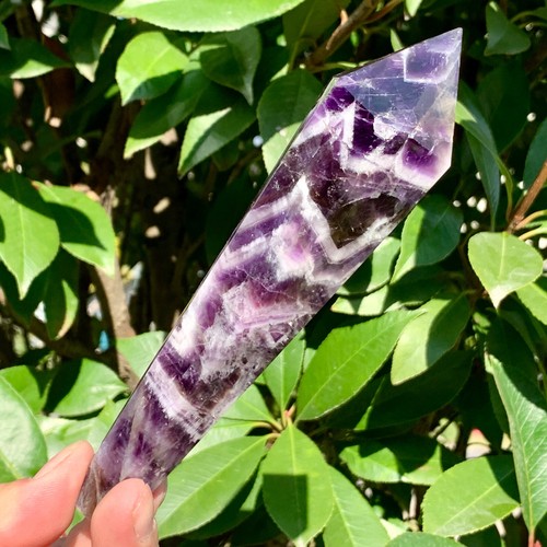 226G Natural Dream Amethyst Quartz Crystal Single End Magic Wand Therapy | eBay