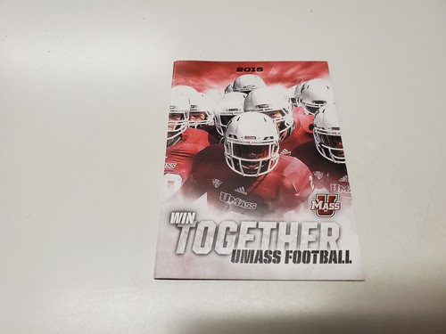 RS20 Massachusetts, Univ UMass 2015 Football Pocket Schedule - WEEI ...