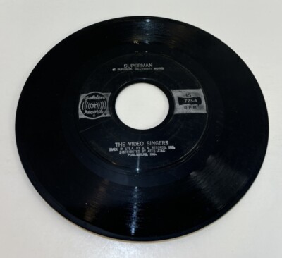 Golden Records 45 Rpm Superman And Tarzan Song Record Worn | eBay