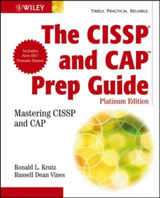 The CISSP and CAP Prep Guide: Platinum Ed- 0470007923, hardcover ...
