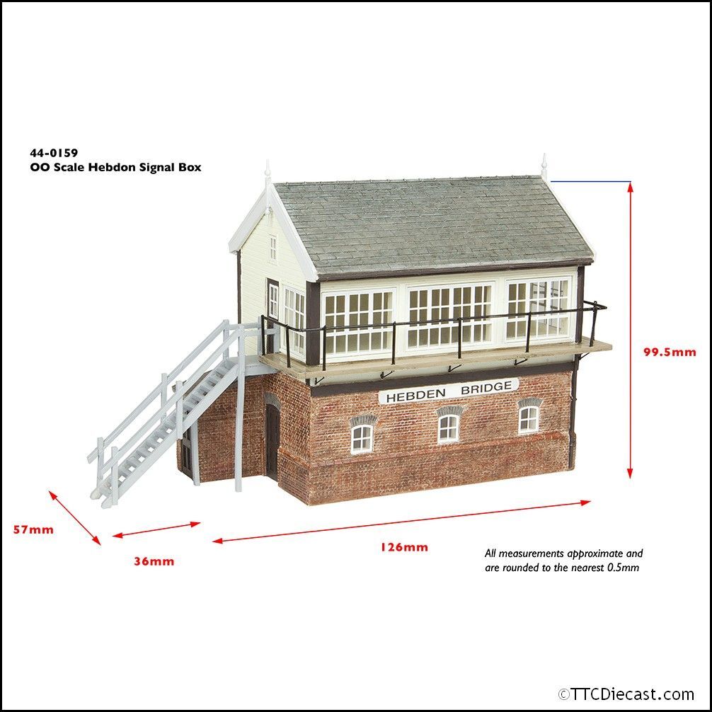 Bachmann Scenecraft 44-0159 Brick and Timber Signal Box :: Railway ...