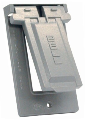 RACO 5103-0, 1-Gang, Weatherproof Device Box Cover, 1 pc | eBay