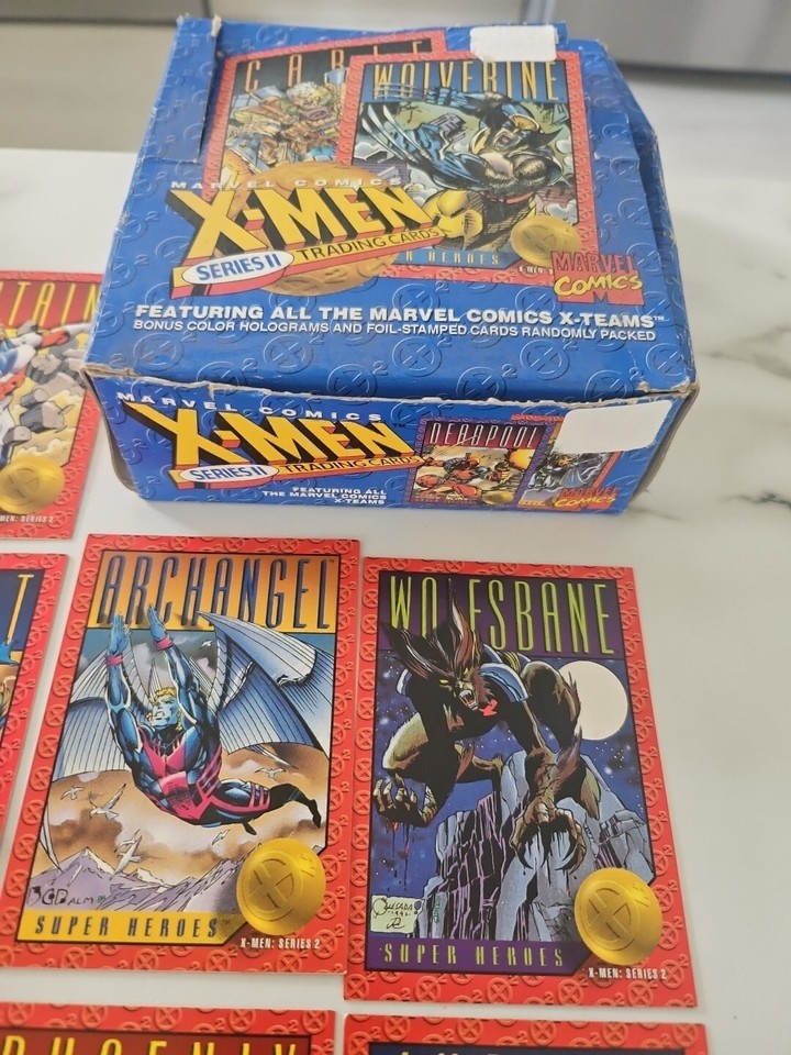 1993 Skybox X-Men Series 2 Trading Card Box W/ 88 Cards!! See Pics | eBay