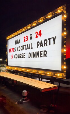 NEW Wagner Gemini SIGN LETTER TRACK for Changeable Outdoor Marquee - 8 ...