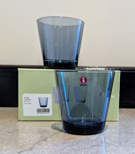 IITTALA FINLAND KARTIO NIB 2pc TUMBLER SET color RAIN/SADE | eBay