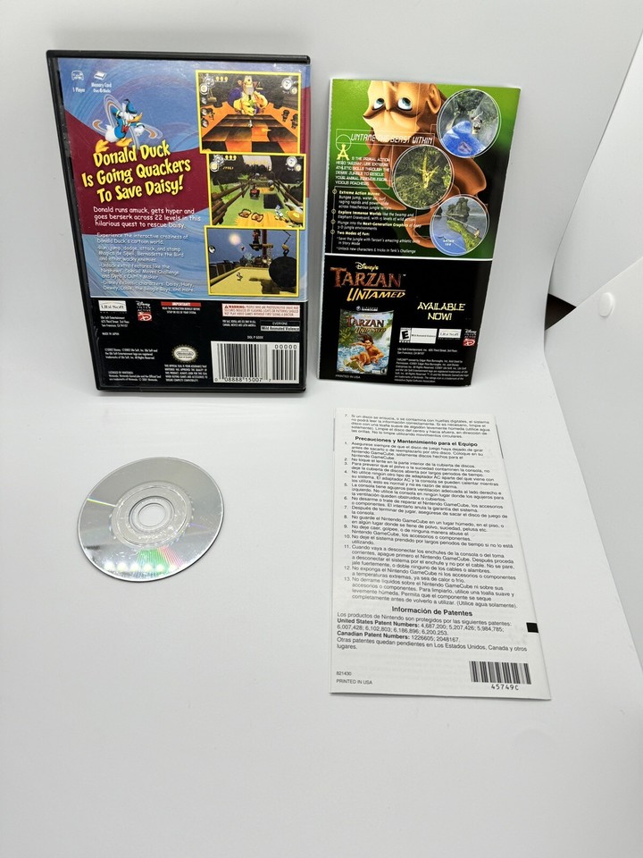 Disney's Donald Duck: Goin' Quackers Nintendo GameCube COMPLETE W Reg ...