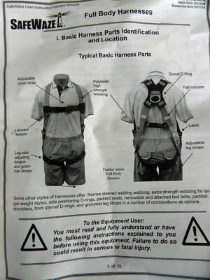 Safety Harnesses - Safewaze Safety Harness