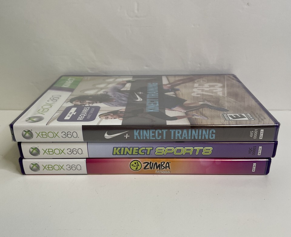 Lot 3 Games New Nike+ Kinect Training - Xbox 360, Preowned Zumba ...
