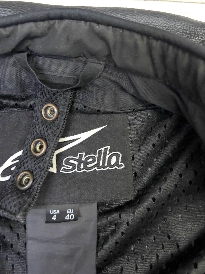 Alpinestars Size: 4 Genuine Leather Jacket w/Built-in Shoulder & Elbow ...
