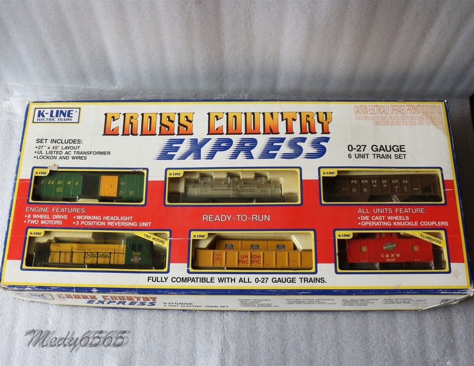 K-Line Croos Country Express Train Set O-27 Scale | eBay