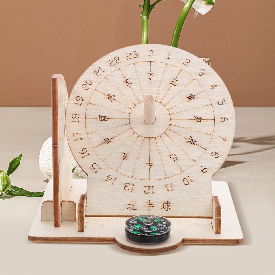 Equatorial Sundial Model Educational with Compass Astronomy Science Kit ...